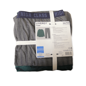 Men LIVERGY Pajama (BIG SIZE) - Grey