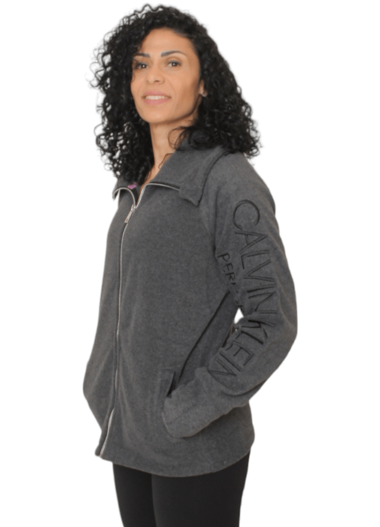 Full Zipper Jacket - CK - Dark Grey